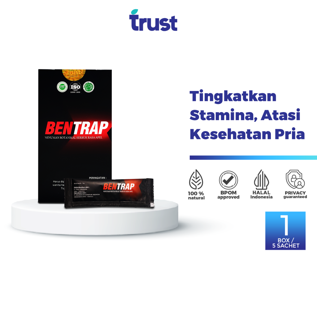 Bentrap - 5 sachet / Herbal Stamina Pria / Suplemen Dewasa - Truststore